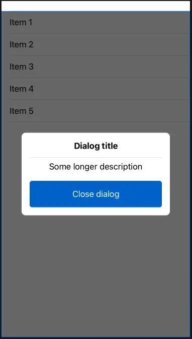 Custom View Dialog in SwiftUI | Swift UI recipes