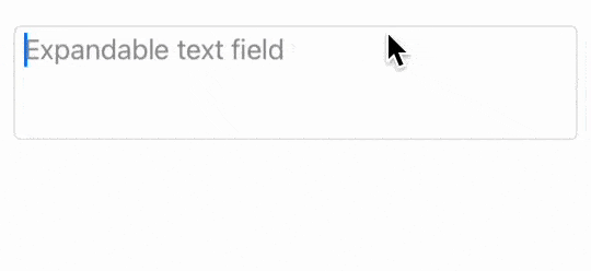 Expandable Multiline SwiftUI TextField Swift UI Recipes